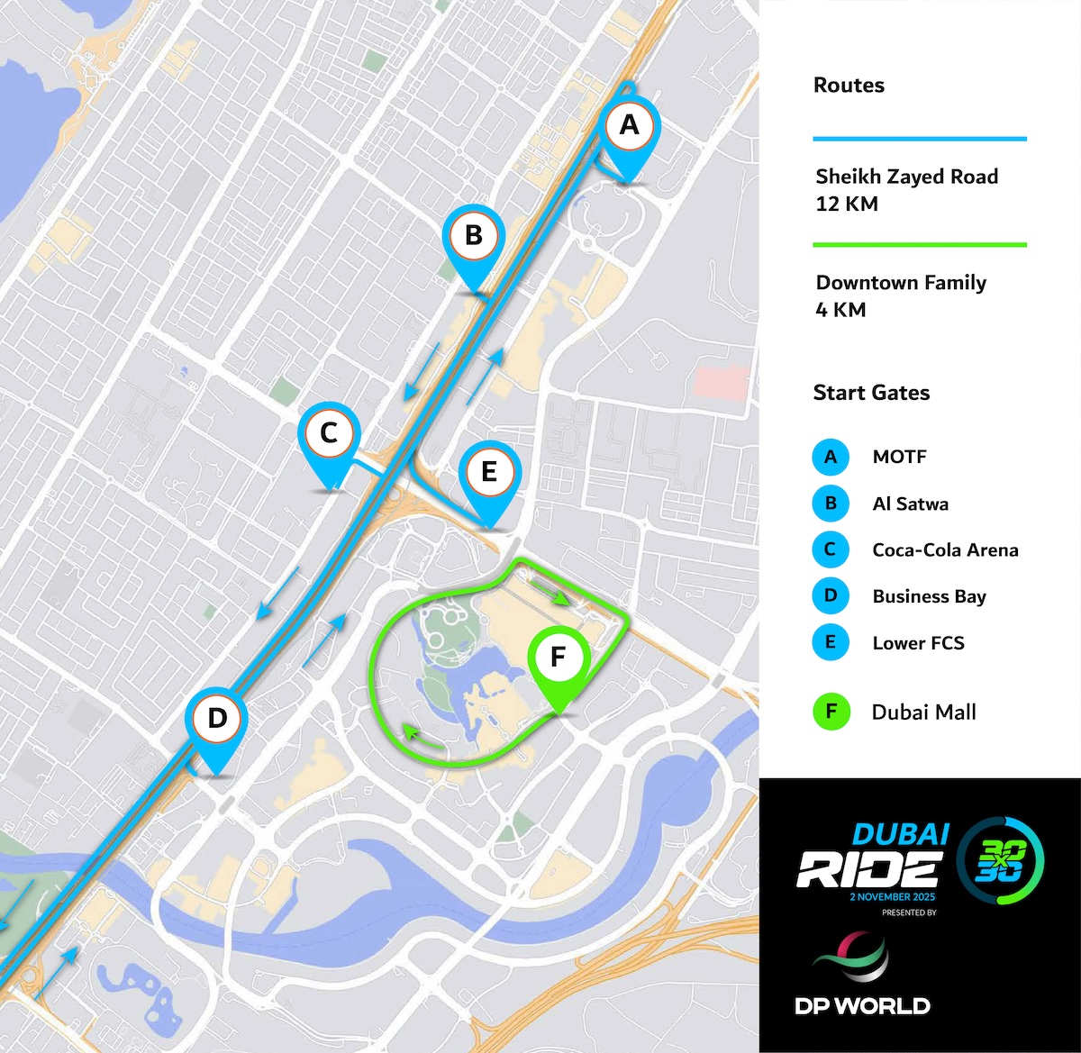 Important Information About Dubai Ride | Dubai Fitness Challenge